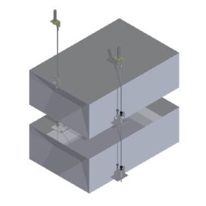 Wedgy Cable Supports | Suspended Utility | ISATts.com